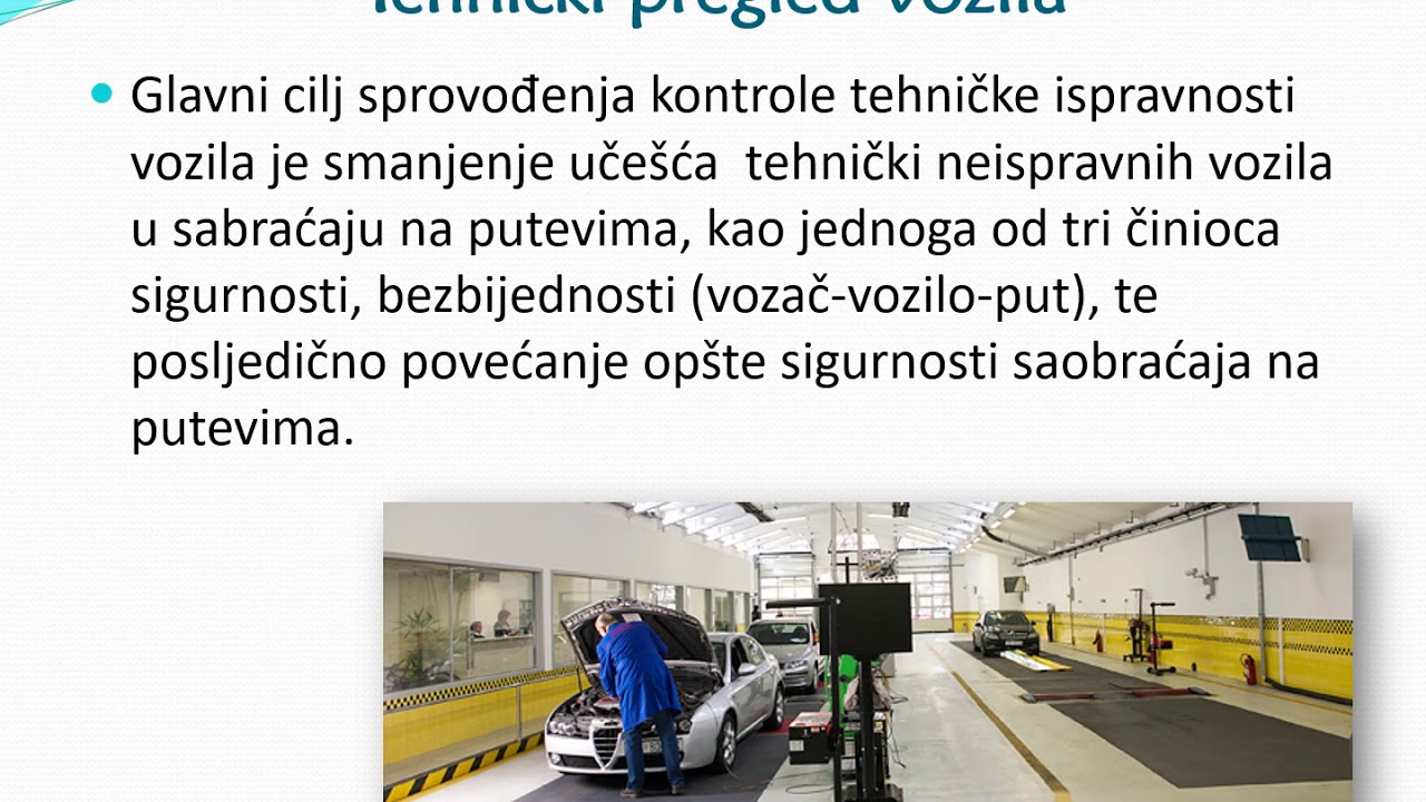 Tehnički pregled vozila - YouTube