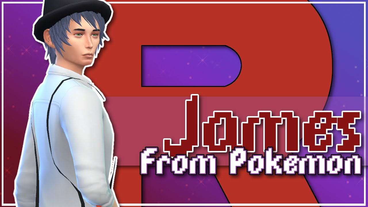 The Sims 4 CAS || James from Pokémon ft. MaidenSims - YouTube