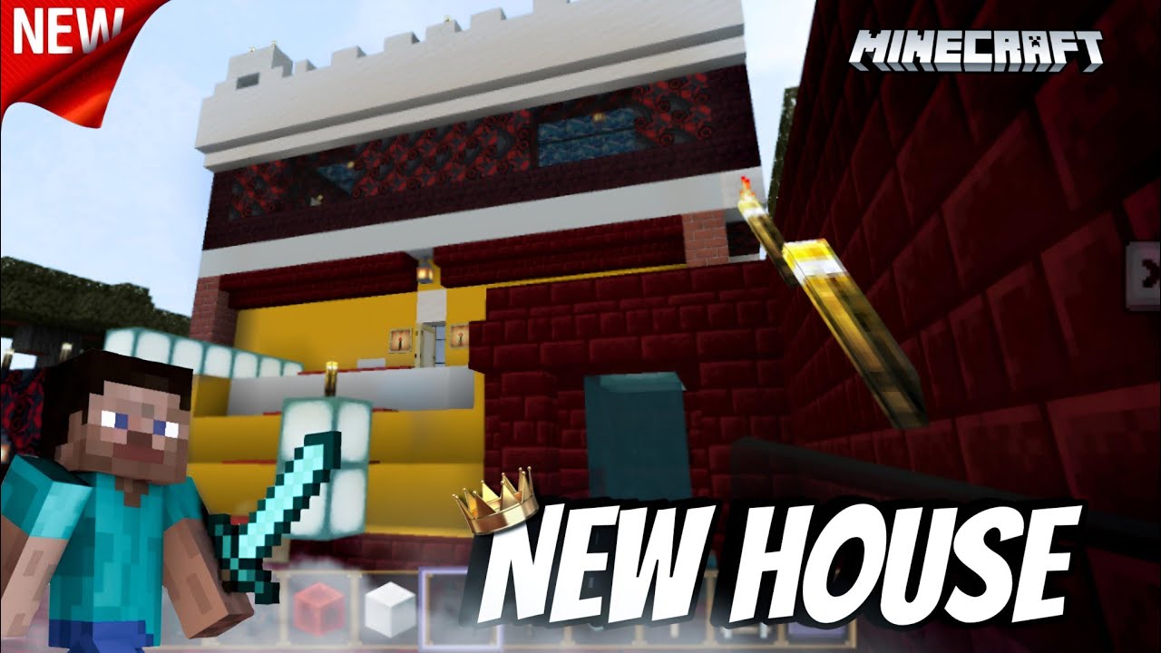 MINECRAFT NEW HOUSE TOUR 😄 - YouTube