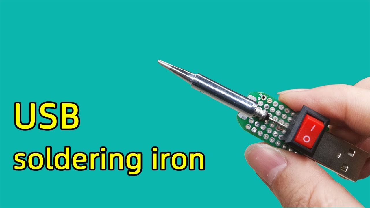 How to make usb soldering iron - YouTube
