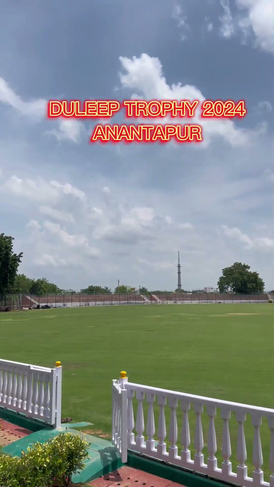 DULEEP TROPHY 2024 // ANANTAPUR // RDT STADIUM // - YouTube