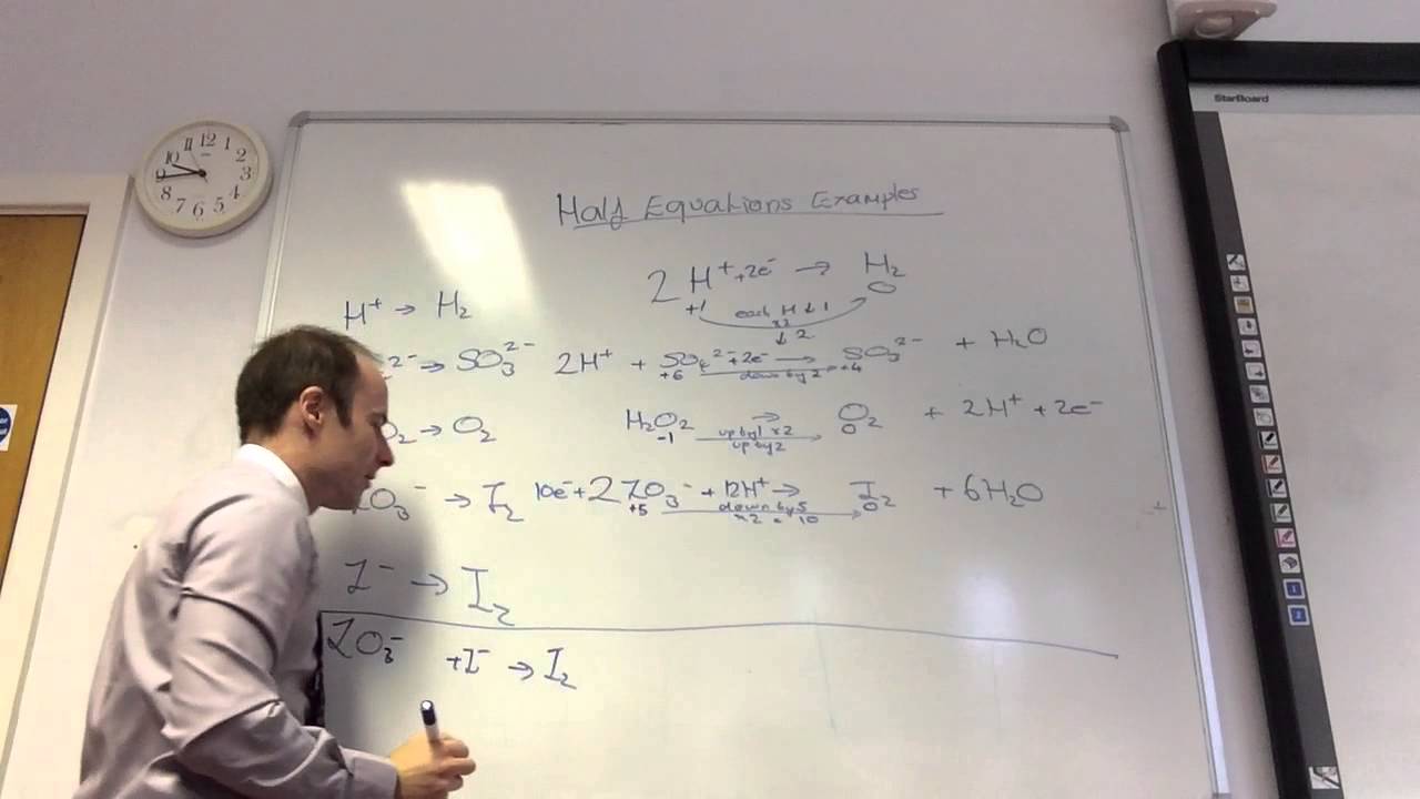 More examples on using half equations from www.ChemistryTuition.Net ...