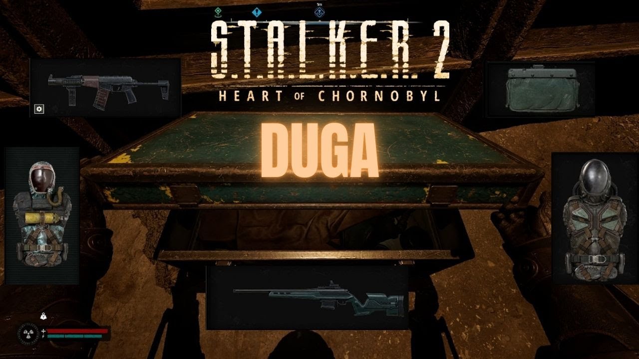 BEST STASH SPOTS IN DUGA STALKER 2, UNIQUE WEAPONS, ARMOR, ATTACHMENTS ...