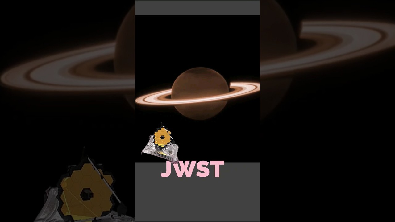 JWST Saturn's New Image with Rings and Moons #astronomy # ...