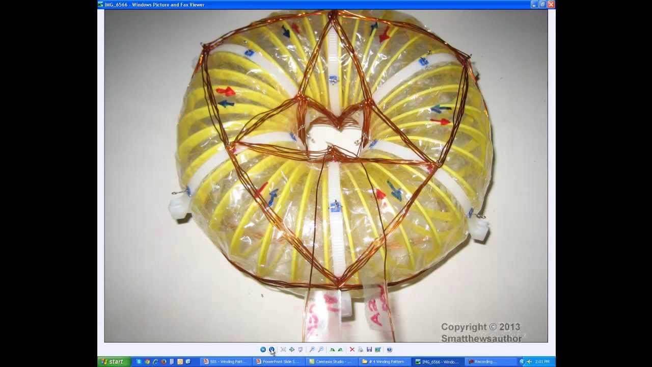 501 b - Icosahedron Vortex Coil (Winding Pattern # 4) - 6 of 6 - YouTube