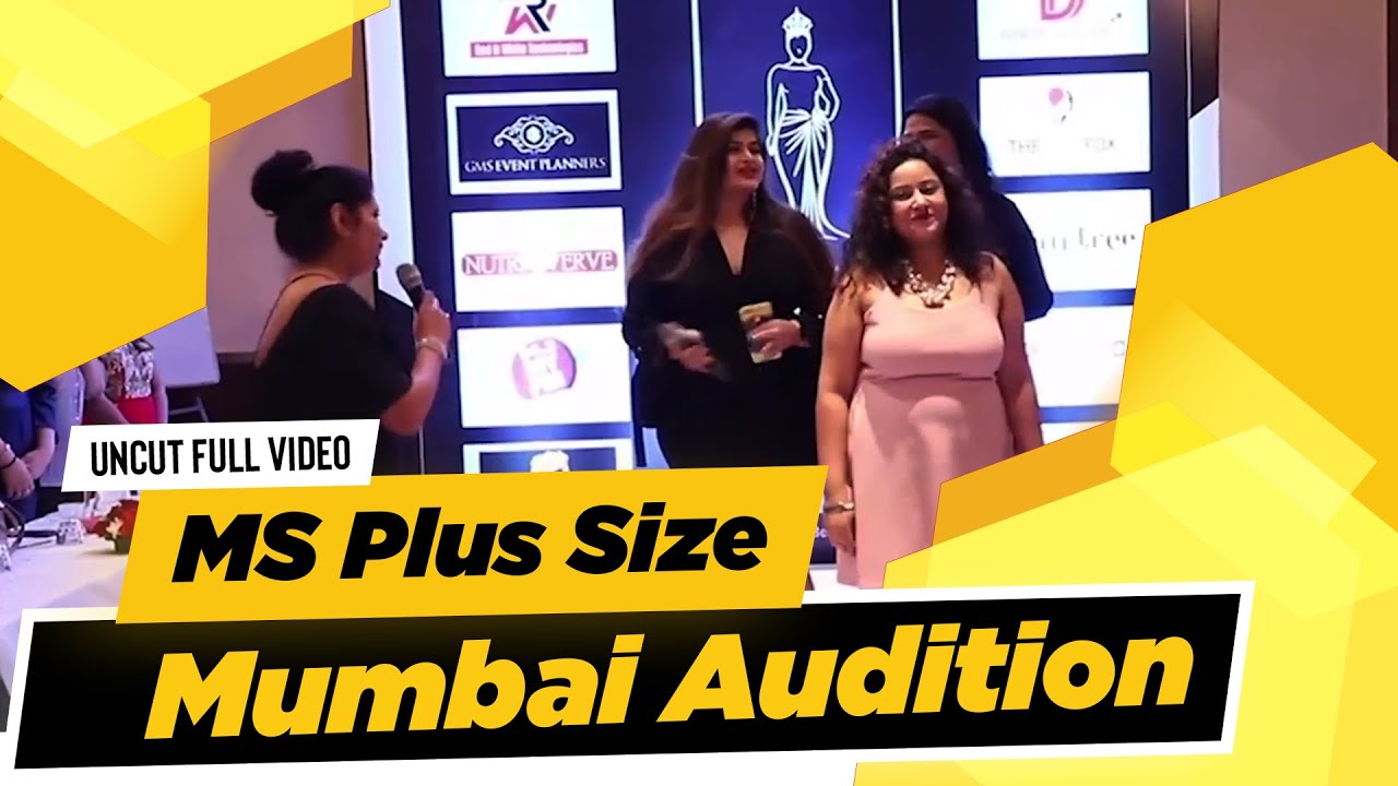 MS Plus Size Mumbai Audition | Plus Size Fashion Show | Plus Size Model ...