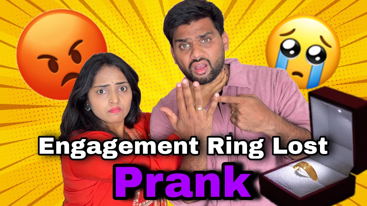 PRANK 😨😨 Gold Engagement Ring ಕಳೆದೊಯ್ತು 💍 PRANK😥😭😂 Emotional Reaction 😭 ...