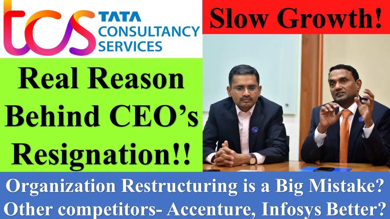 Real Reason Behind TCS CEO Gopinathan's Resignation | Slow Growth, No ...