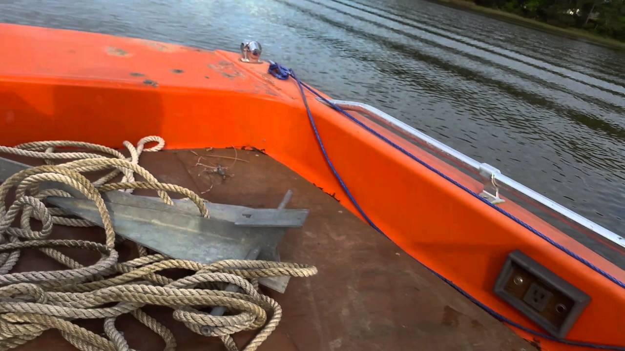 1976 tidecraft with 88 Johnson 88spl speed run - YouTube