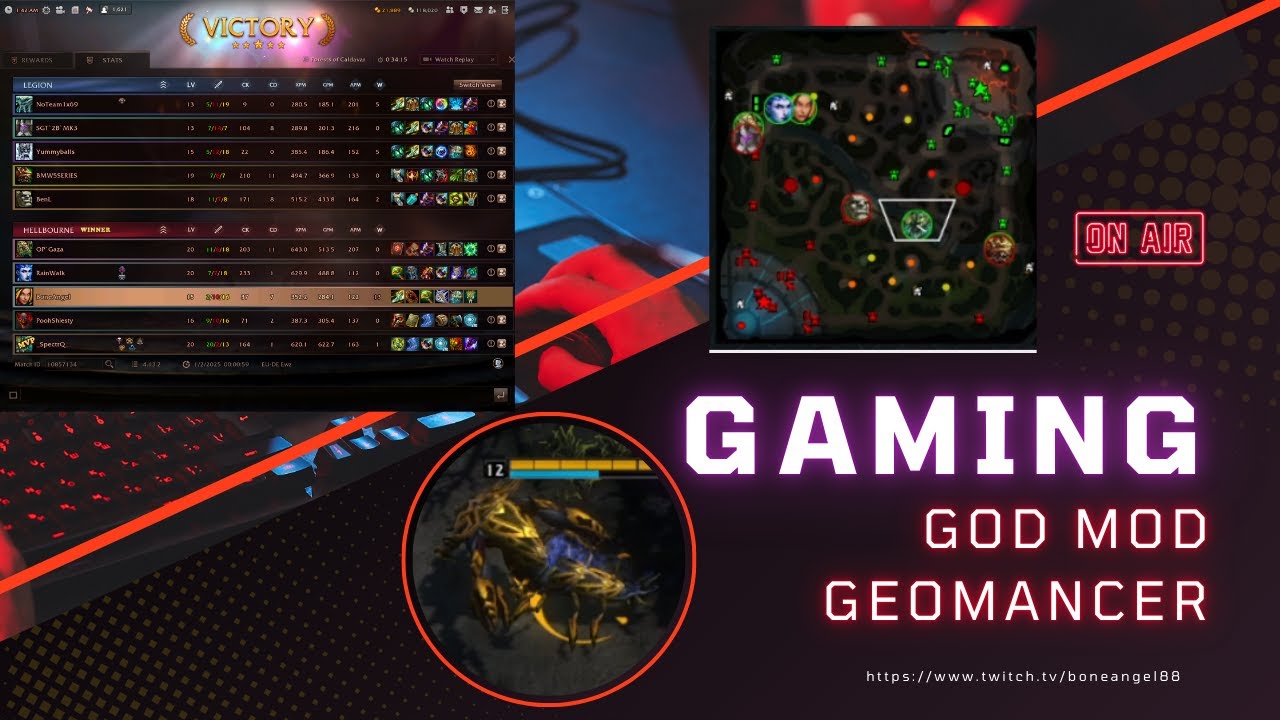 HON, good Gameplay of Geomancer by SpectrQ_; Gaming, End Game, Hardcore ...