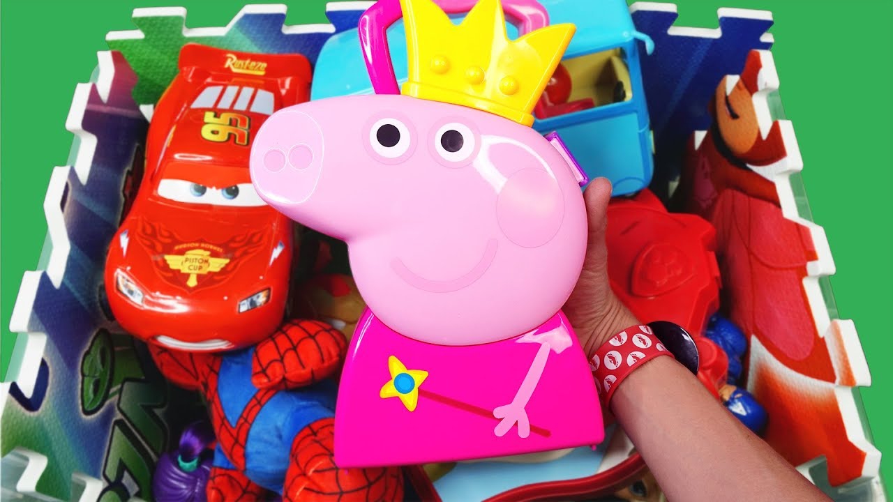 Learn Characters with Pj Masks, Peppa Pig and Ben & Holly Surprise Toys ...
