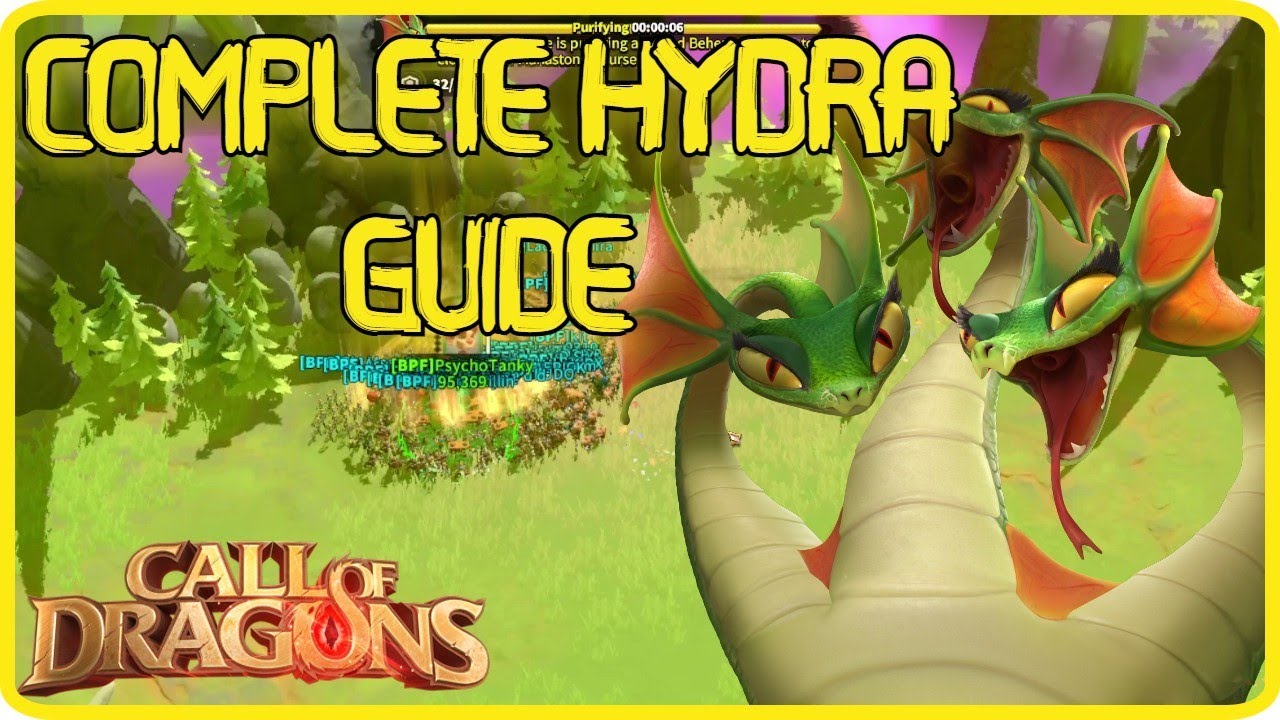 Call Of Dragons: Easy Hydra Guide! - YouTube