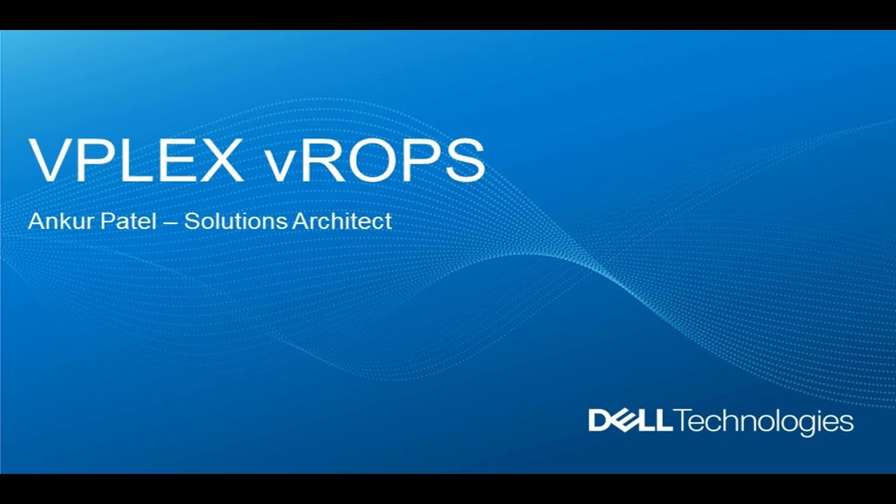 VPLEX/ Metro Node vRops integration - YouTube