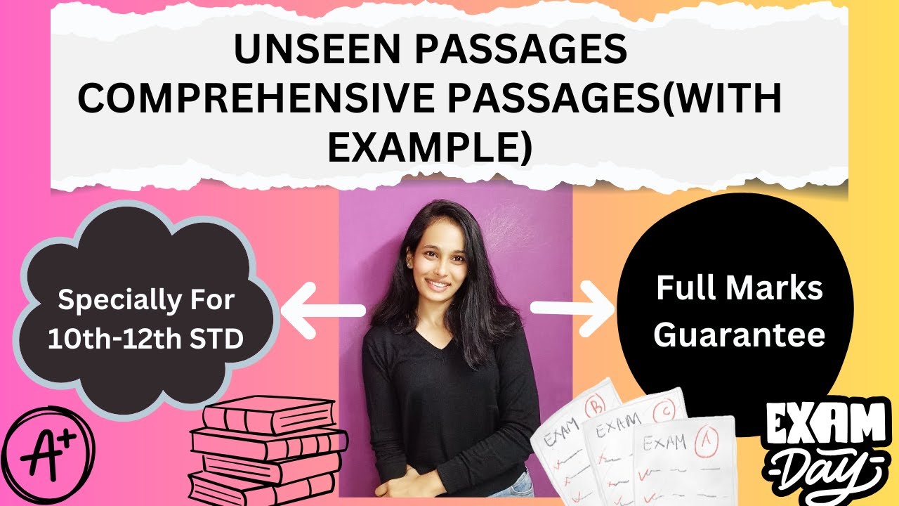 Unseen Passage In English | Class 10/12 |Comprehension Passages Tricks ...