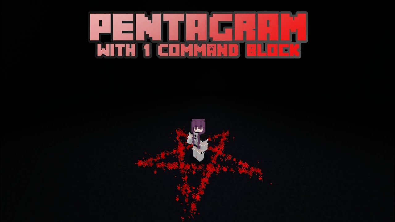 How i made a pentagram with 1 Command Block, and 7 armor stand ...