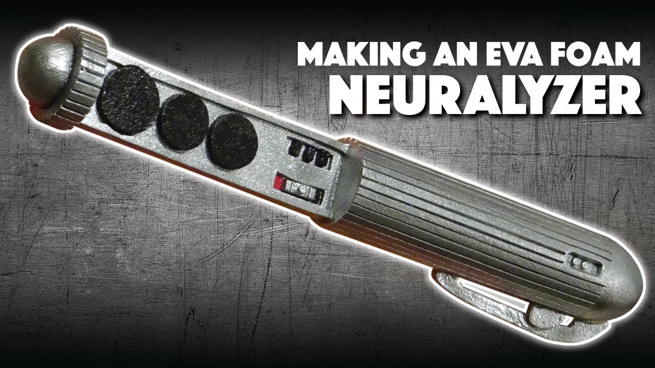 Making An EVA Foam Neuralyzer - YouTube