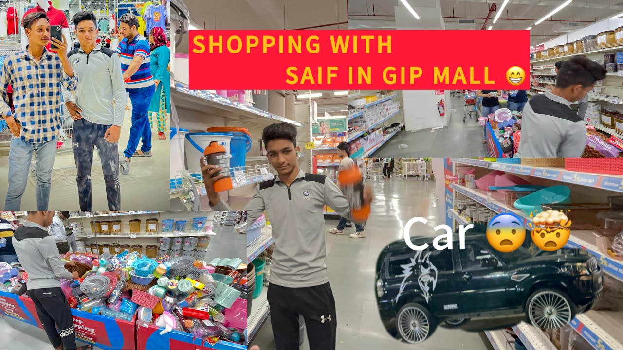 Shopping With GIP Mall 🤯 Saif 😅 - YouTube