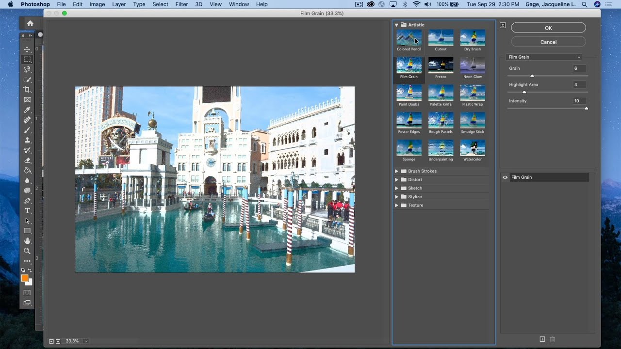 Photoshop CC 2020 - Filter Gallery - YouTube