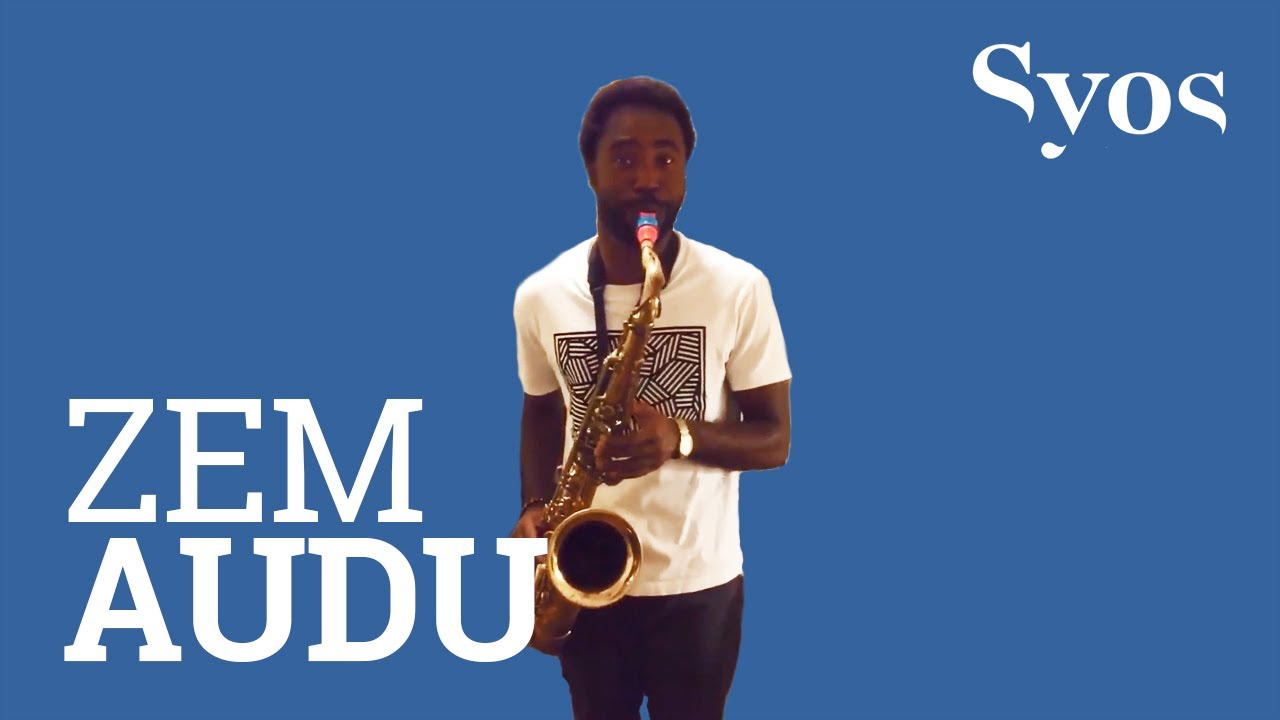 Zem Audu testing his Syos mouthpiece - YouTube