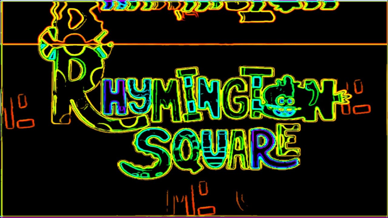 RHYMINGTON SQUARE Intro Logo in four different scene Effects ...