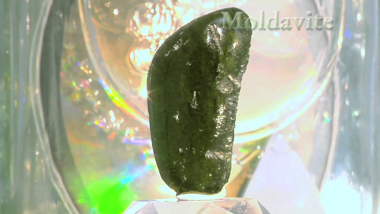 Polished Moldavite Gem - YouTube