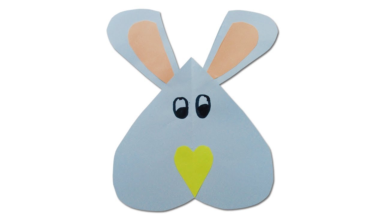 How to make a paper rabbit - DIY paper crafts - YouTube