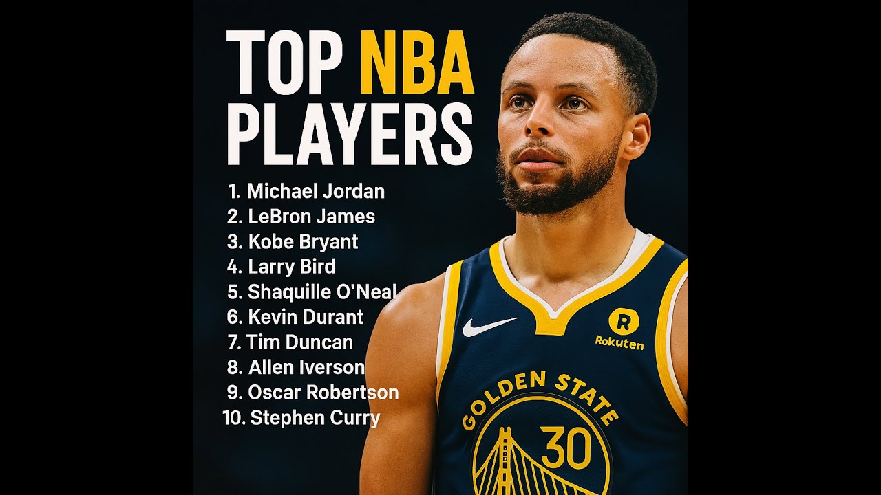 TOP 29 NBA Players of All Time | Legends & Icons Ranked - YouTube