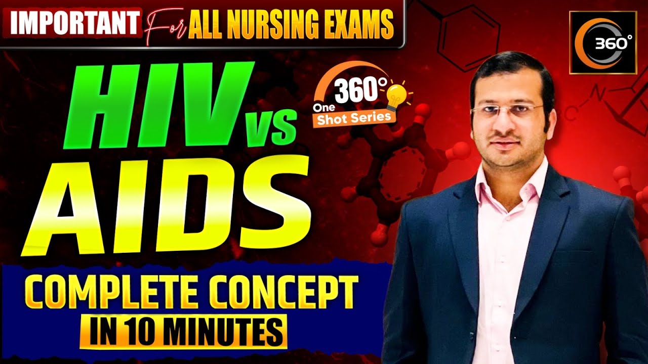 HIV vs AIDS - Complete Concept in 10 Minutes🔥 | 360° One Shot Series 🔥 ...