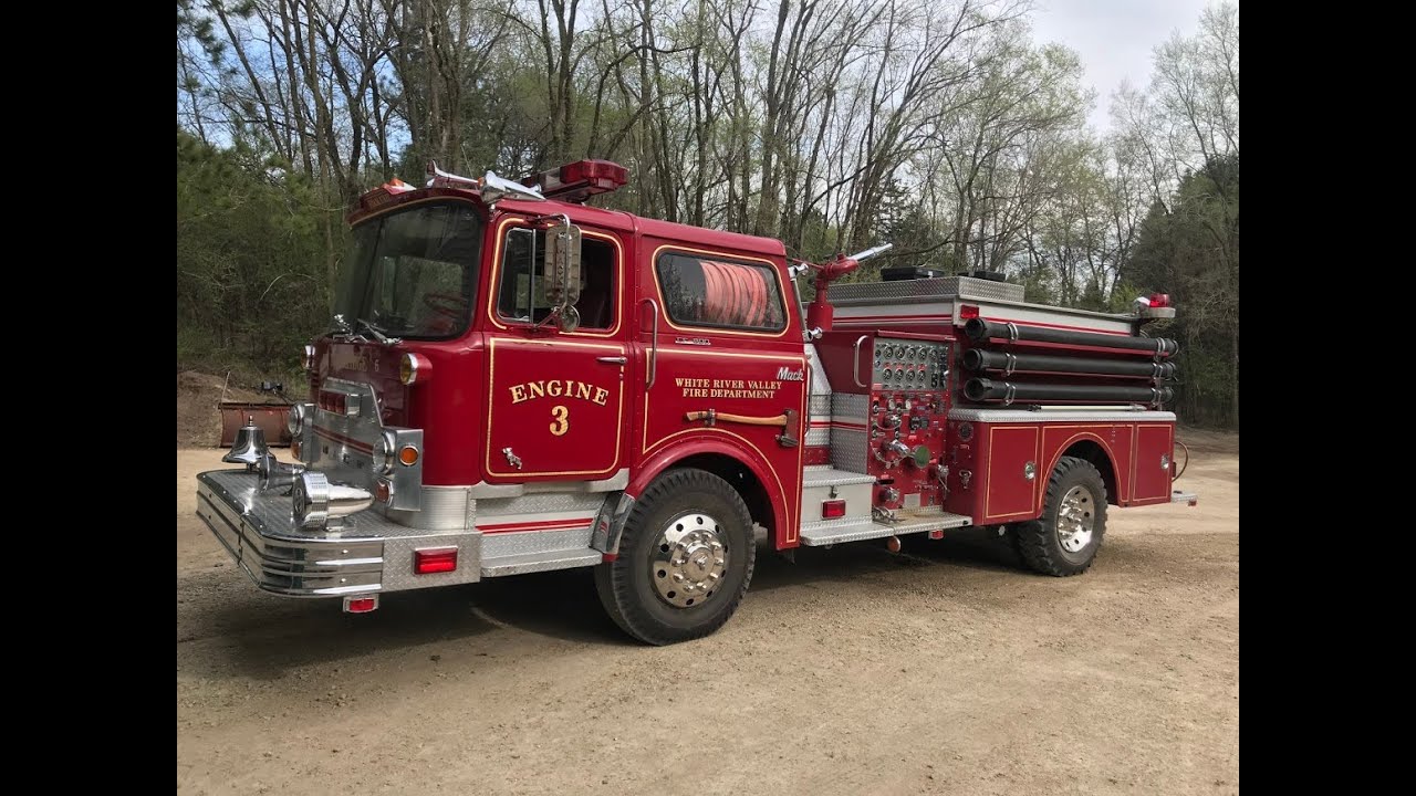 Mack CF-600 Fire Truck Parade Ride Along - YouTube