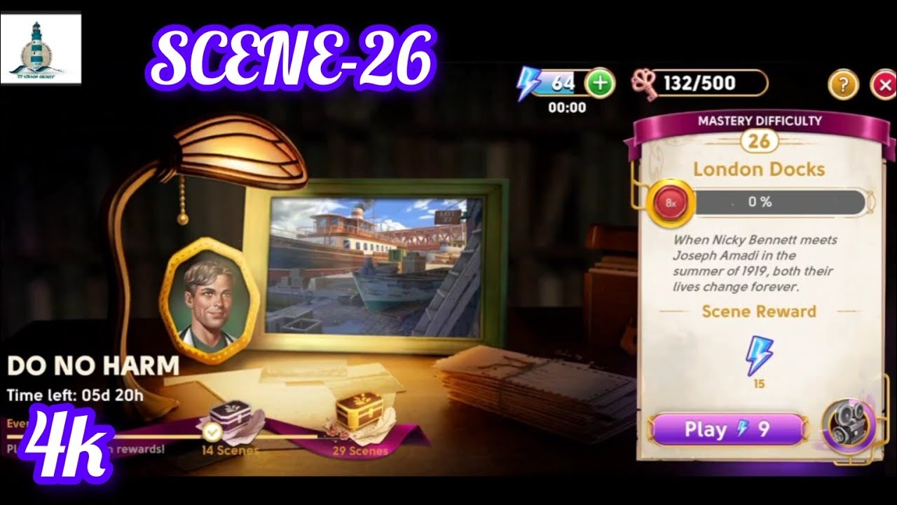 June's journey Secret 12 Scene 26 London Dock Word mode - YouTube