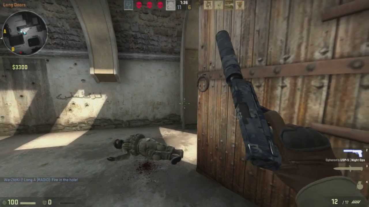 USP-S Night Ops - Counter Strike Go Skin - YouTube