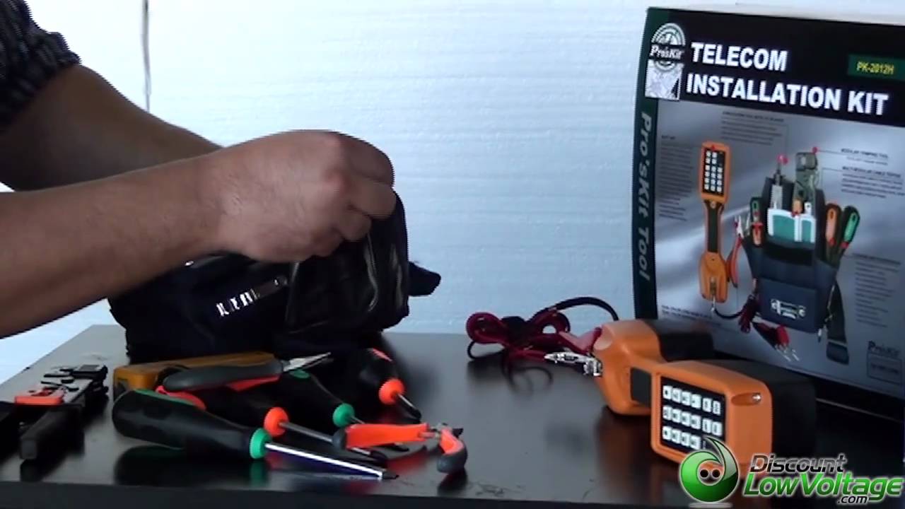 Telecom and Telephone Installation Kit - YouTube