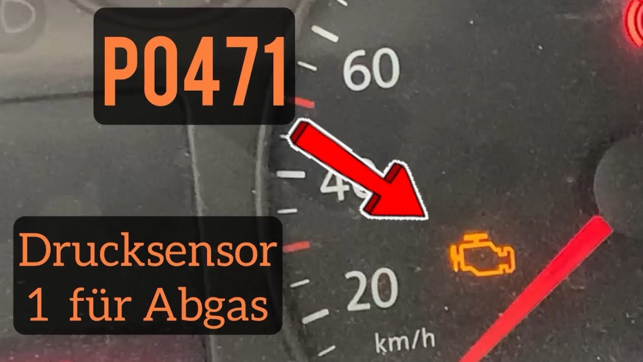 VW Fehlercode P0471 Drucksensor 1 für Abgas 💨 - YouTube