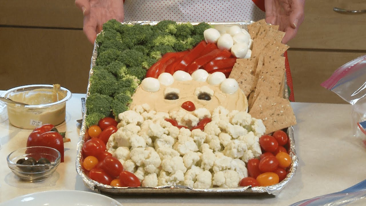 Santa Veggie Tray - Good Food, Good Life, 365 - YouTube