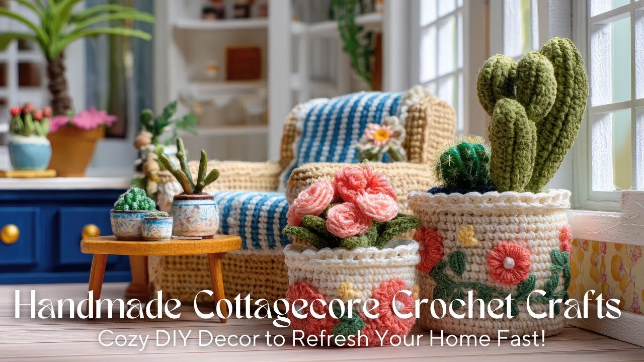 Handmade Cottagecore Crochet Crafts 🌼 Cozy DIY Decor to Refresh Your ...