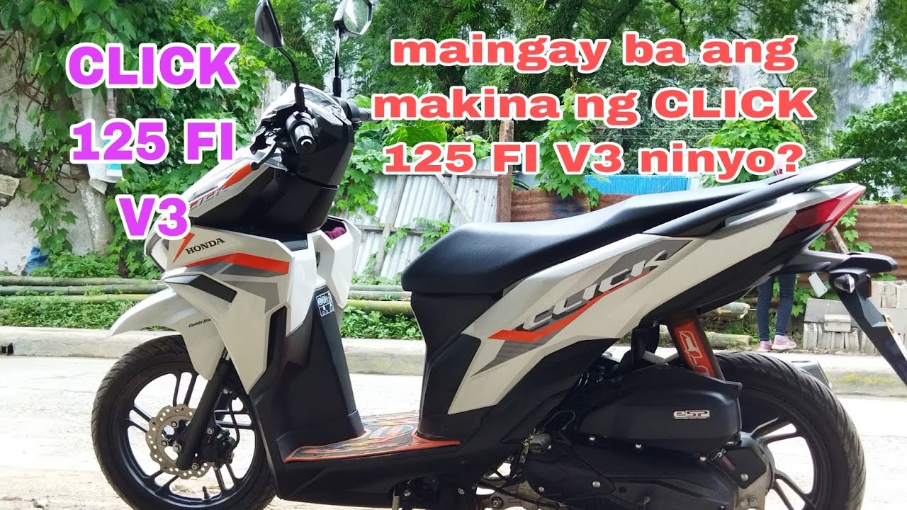 HONDA CLICK 125 FI V3. sa may mga v3 dyan panuorin ninyo to. maingay ba ...