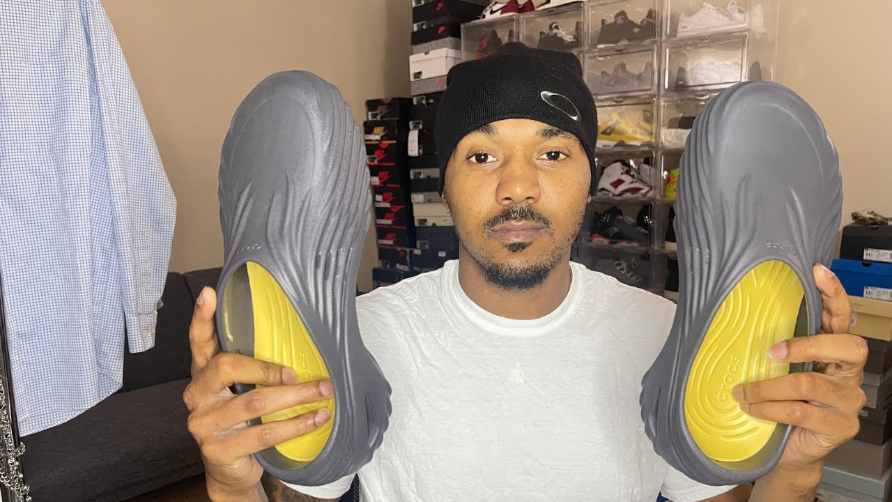 Unboxing Crocs Echo Wave "Black" Unisex Clog! Try On & Outfits - YouTube