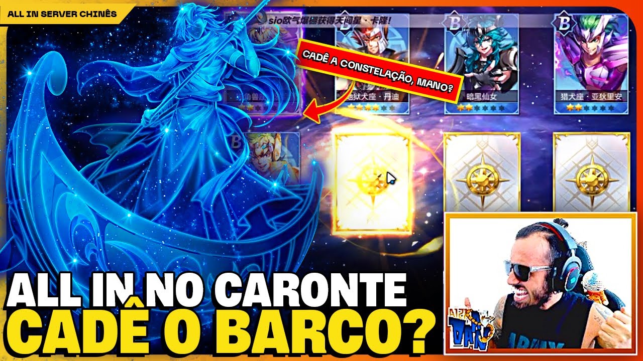 🔥🛶 CADÊ ESSE BARCO, CARA ? ALL-IN CARONTE DE AQUERONTE NA CHINA !! 🛶🔥 ...