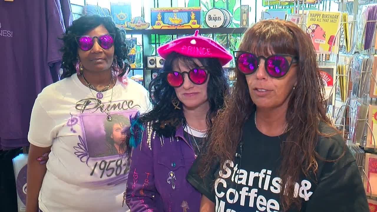 From Across The U.S., Prince Fans Congregate For 60th Birthday - YouTube