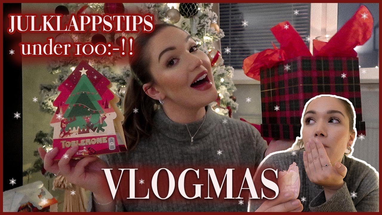 VLOGMAS 🎄 JULKLAPPSTIPS UNDER 100KRONOR!! | VLOGG 42 | AMANDA MARIN ...