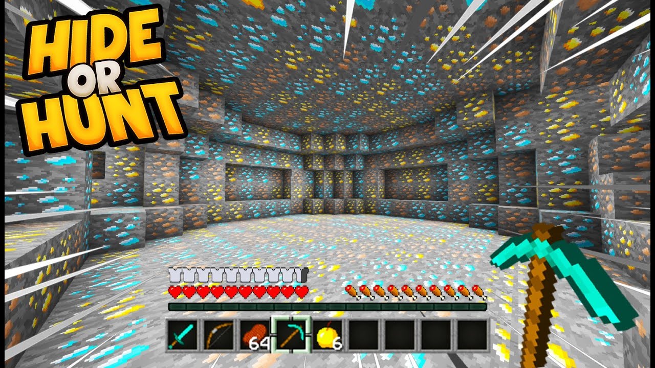We mined ALL DAY and found this... | Hide or Hunt #2 - YouTube