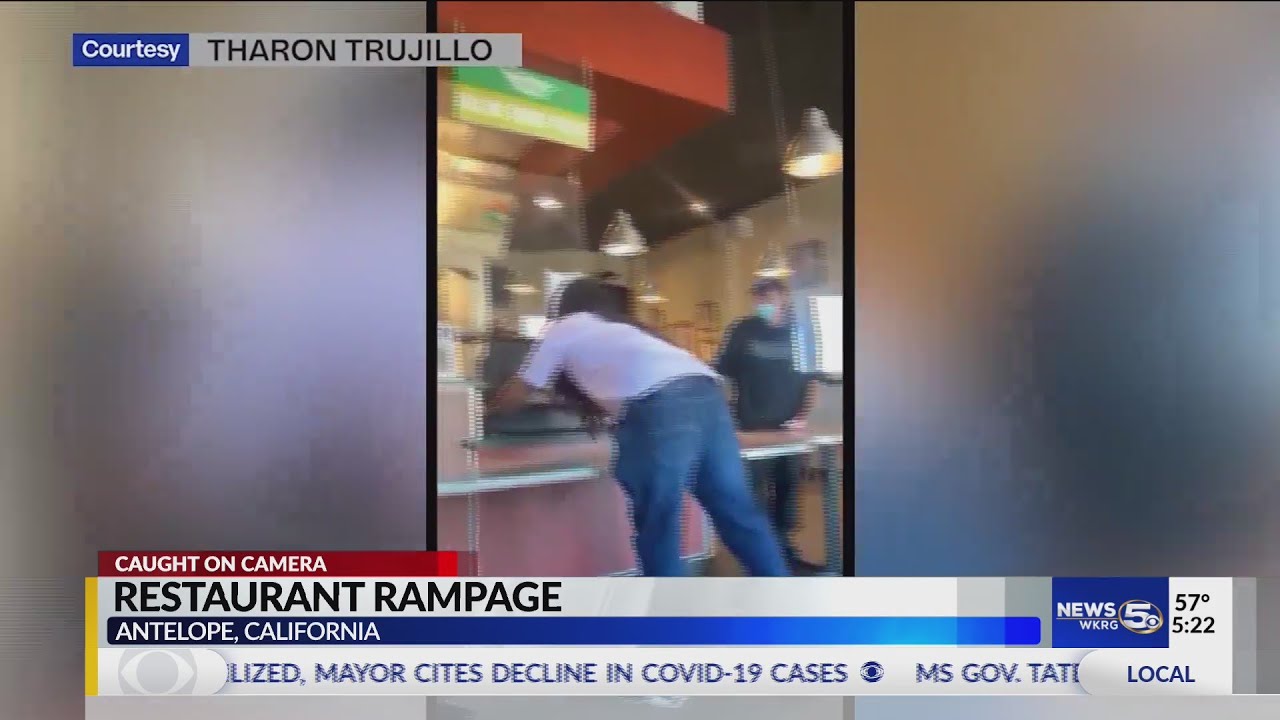 VIDEO: Video: Angry customer throws cash register through Wingstop ...