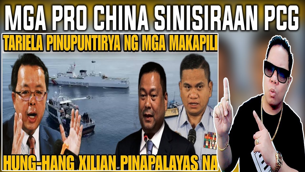MGA PRO CHINA TARGET SI JAY TARIELA NG PHIL COAST GUARD MAKABAGONG ...