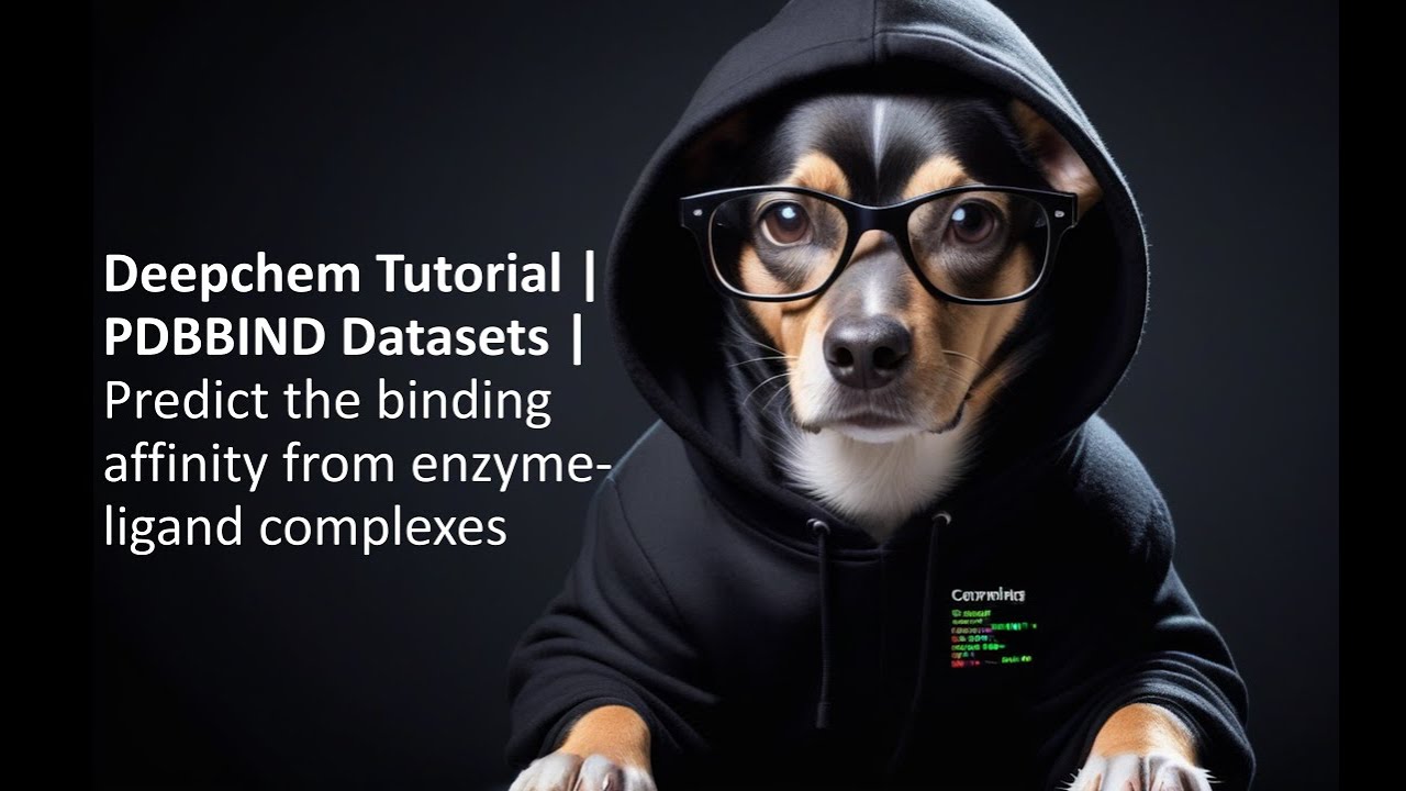 Deepchem tutorial: pdbbind dataset | Predict the binding affinity from ...