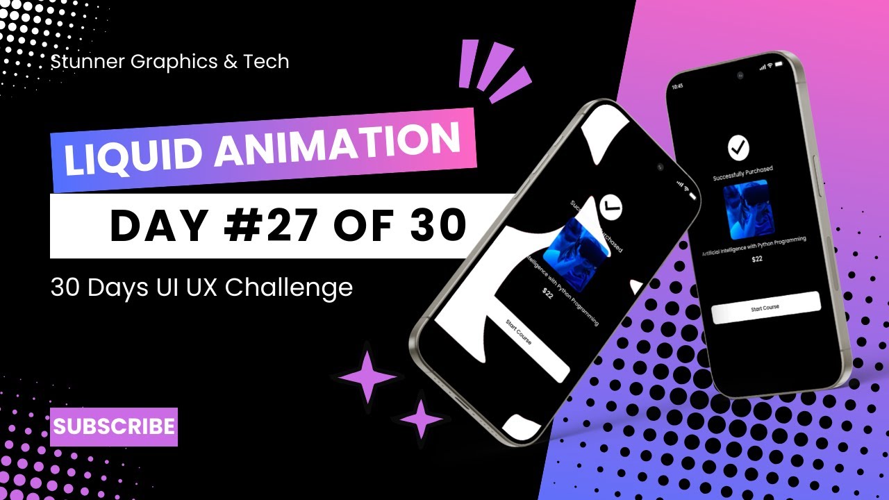 Liquid Animation Figma | UI UX Design Figm | Top Animations Day 27 ...