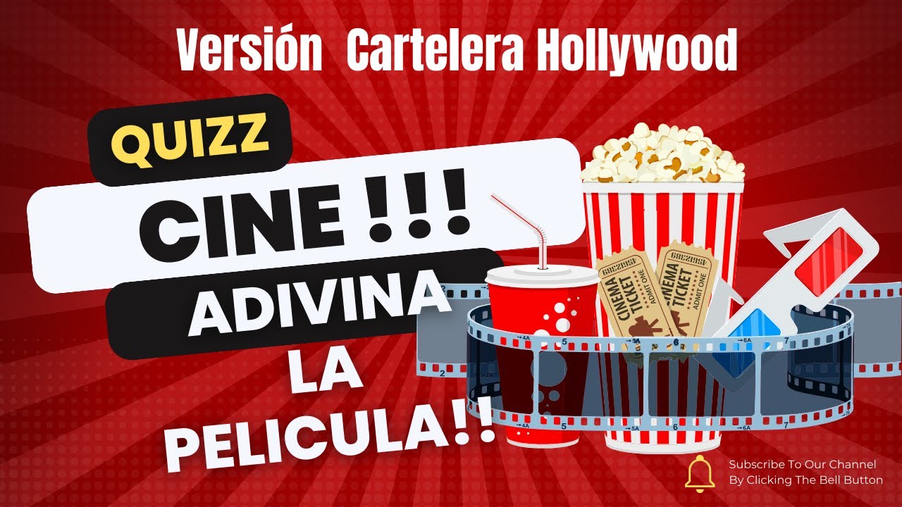 CINE HOLLYWOOD QUIZZ VERSIÓN, ADIVINA LA PELICULA! - YouTube