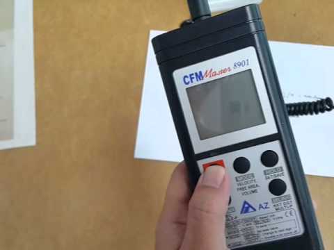 How to use CFM meter - YouTube