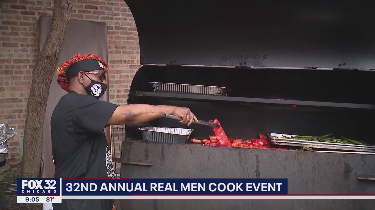32nd Annual Real Men Cook event held in Chicago on Father's Day - YouTube