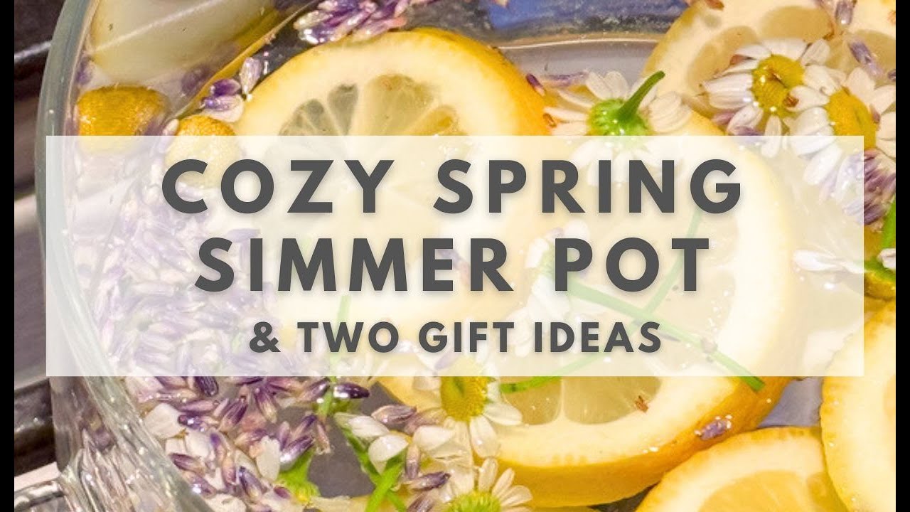 Spring Simmer Pot 🌸 One Recipe, Two Easy Gift Ideas - YouTube