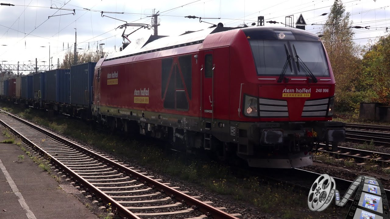 Trainspotting #594 - 4k60 - Vectron Dualmode BR248 996-1 von der Stern ...